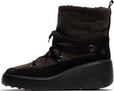 FLY London Femme DERE725FLY Fashion Boot, Diesel/Noir, 42 EU