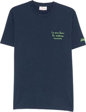 MC2 Saint Barth Homme, Tops, Bleu, Taille: XL T-shirt Portofino