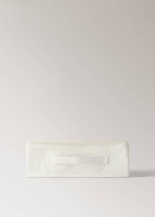 Mango Trousse 100 % coton &eacute;toiles blanc cass&eacute; - Home - Taille unique - MANGO HOME