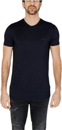 Antony Morato Homme, Tops, Bleu, Taille: M Crew Neck TShirt Basic Style