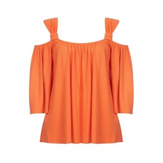 Pinko Elegante Bluse - - Blouses & Shirts - Damen - Orange - S
