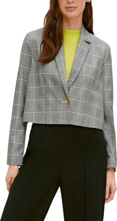 Comma Blazer im Glencheck-Muster