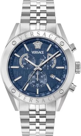 Versace Homme, Accessoires, Bleu, Taille: ONE Size Vekja0425 Watch