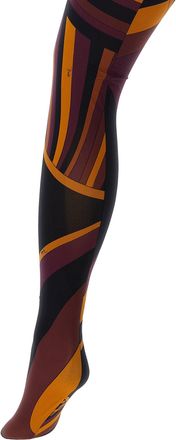 Emilio Pucci Iride Tights - Burgundy