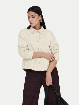 Only Jeansjacke Lara 15372651 Beige Regular Fit