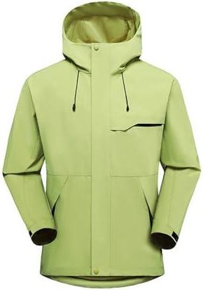 Generic Vestes d&eacute;contract&eacute;es &agrave; capuche pour femmes, coupe-vent, l&eacute;g&egrave;res, pour toutes les saisons, manteau basique confortable et &eacute;l&eacute;gant 2026, Vert, 3XL