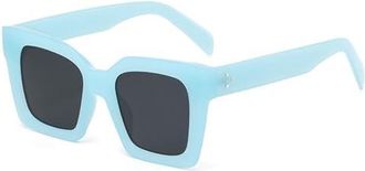 Generic Lunettes De Soleil Unisexes &Agrave; Monture Carr&eacute;e, Protection UV400, Id&eacute;ales For La Photographie De Rue, Les D&eacute;placements, Le Sport Et Les Vacances.(Blue)