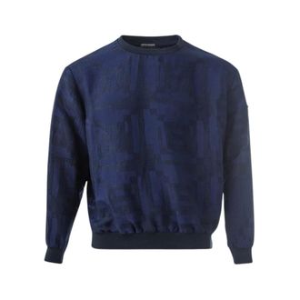 Emporio Armani Crewneck-Sweatshirt - - Sweatshirts & Hoodies - Herren - Blau - 2XL