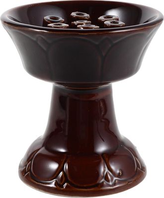 BESPORTBLE Uonlytech Zubeh&ouml;r f&uuml;r den tibetischen Buddhismus, &Ouml;lbrenner- und Ghee-Lampenhalter, tibetischer Teelichthalter aus Keramik, Keramik-&Ouml;llampe, Altarzube