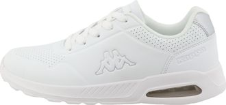 Kappa Damen 95K0262003 Sneaker, White-Silver, 41 EU