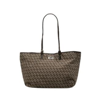 Fendi Pre-owned Toile sacs-fendi - Femme - Pre-owned - Brun - Taille: ONE Size
