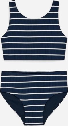 Arket Gerippter Bikini LSF50+ -Blau