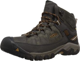 Keen Targhee Iii Mid Wp, Herren Trekking- & Wanderstiefel, Schwarz (Black Olive/golden Brown Black Brown), 42.5 EU