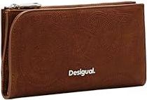 Desigual Mone_Dejavu INES, Portefeuille à Deux Volets Femme, Marron, 24SAYP15