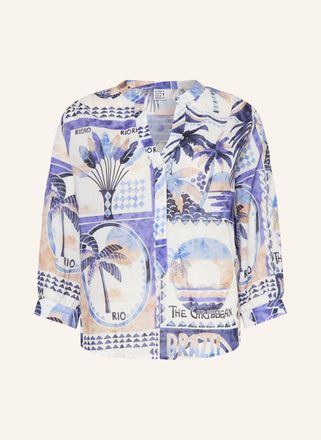 Emily van den Bergh Emily Van Den Bergh Blusenshirt Mit 3/4-Arm blau