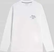 Tommy Hilfiger Regular Fit Langarmshirt aus reiner Baumwolle
