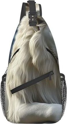 Generic White Lion Sac &agrave; bandouli&egrave;re de voyage pour homme Sac &agrave; dos de randonn&eacute;e