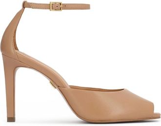 Kazar Femme, Chaussures, Beige, Taille: 38 EU Sandales &agrave; Talons Hauts Bout Carr&eacute;