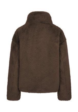 Milestone Fellimitatjacke MSGirl Damen Kunstfelljacke &Uuml;bergangsjacke