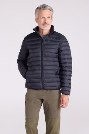 Mountain Warehouse Featherweight II Daunenjacke f&uuml;r Herren (Samtschwarz)