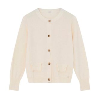 Gustav Gustav Full Zip Cardigan - - Knitwear - Damen - Beige - XL