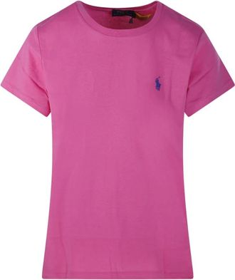 Ralph Lauren Femme, Tops, Rose, Taille: 38 FR Accent T-Shirt