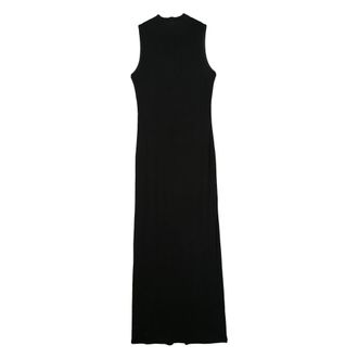 Gauch&egrave;re &Auml;rmelloses Rippstrickkleid - - Dresses - Damen - Schwarzk - S