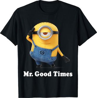 MINIONS Despicable Me Minions Mr. Good Times Portrait T-Shirt