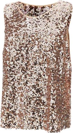 Elena Miro Femme, Tops, Rose, Taille: 42 FR Sequin Top