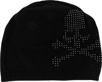 MASTERMIND WORLD Beanie mit Perlenbesatz - - Accessories - Herren - Schwarzk - M