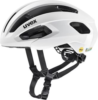 Uvex Rise pro MIPS - sicherer Fahrradhelm f&uuml;r Damen und Herren - individuelle Gr&ouml;&szlig;enanpassung - waschbare Innenausstattung - White matt - 56-59 cm