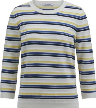 Peter Hahn Rundhals-Pullover Peter Hahn blau