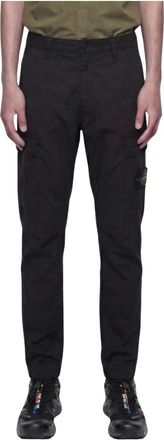 Stone Island Homme, Pantalons, Noir, Taille: W32 Straight Pantalons
