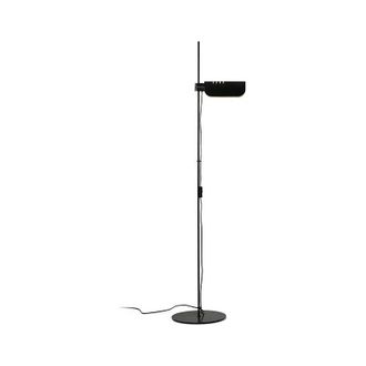 Faro Barcelona Martinica verstellbare schwarze Stehleuchte mit Schalter 20034-133