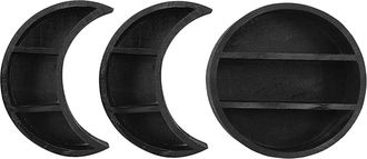 Generic Mondphasen-Wandregale - -, dekorative Aufbewahrung | Stilvolle Heimwanddekoration f&uuml;r Wohnzimmer, Schlafzimmer, B&uuml;ro, Studio, Pr&auml;sentationsorganisatio