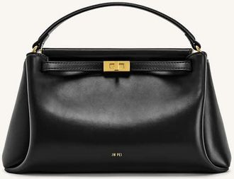 JW PEI Carmen Top-Handle-Tasche in Schwarz