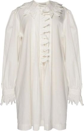 PDR Phisique Du Role Femme, Blouses et Chemises, Blanc, Taille: 36 FR Grandma Dress