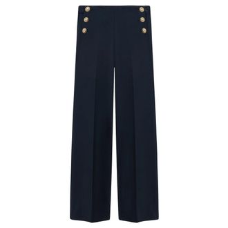 Dorothee Schumacher Essence Hose f&uuml;r emotionalen Stil - - Trousers - Damen - Blau - XL