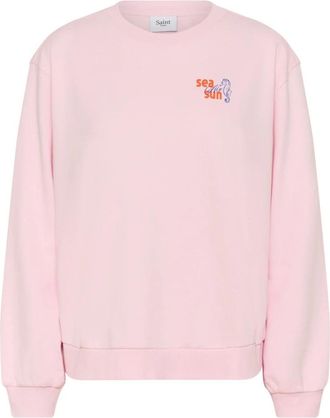 Saint Tropez LorissaSZ Sweatshirt - - Sweatshirts & Hoodies - Damen - Rosa - L
