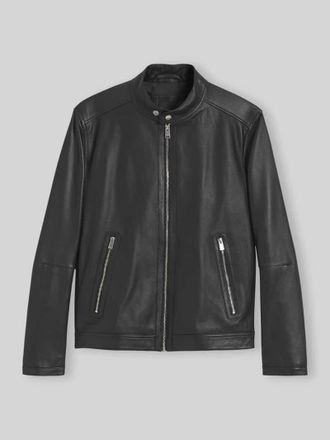 HUGO BOSS Regular Fit Lederjacke aus echtem Lammleder Modell H-Mansell5