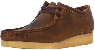 Clarks Mens Wallabee Lace-up Shoes Brown