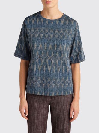 Momoni T-Shirt Femme couleur Bleu Canard