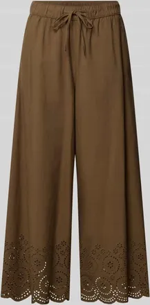 s.Oliver Red Label Wide Leg Culotte aus reiner Baumwolle