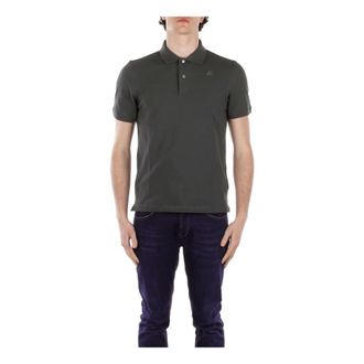 K-Way Homme, Tops, Gris, Taille: S Polo &Eacute;l&eacute;gants avec Logo