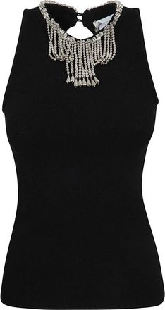 Paco Rabanne Femme, Tops, Noir, Taille: 40 FR Top sans manches