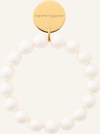 Vanessa Baroni Vanessa Baroni Armband Mini Beads Flex Bracelet Pearl By Glambou gold