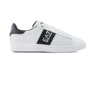 Emporio Armani Emporio Armani Ea7, Homme, Chaussures, Blanc, Taille: 36 1/2 EU Baskets en cuir