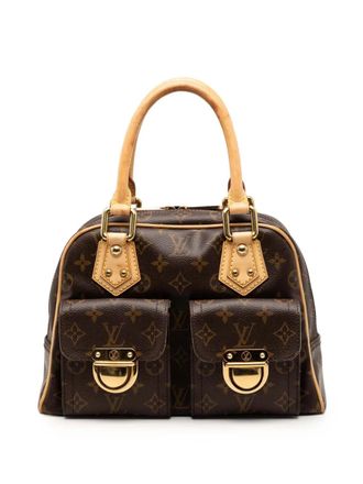 Louis Vuitton sac &agrave; main Monogram Manhattan GM (2000-2025) - Marron