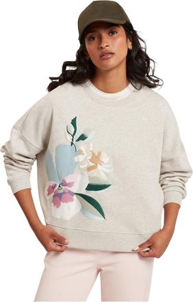 Ted Baker Brookla Sweatshirt f&uuml;r Damen, Baumwollmischung (Grau meliert)