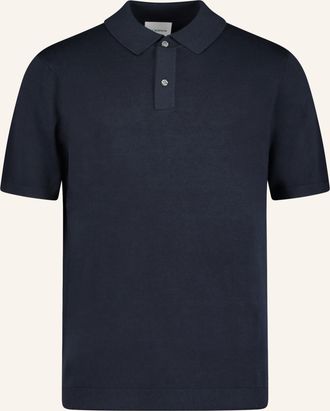 Roy Robson Roy Robson Strick-Poloshirt blau